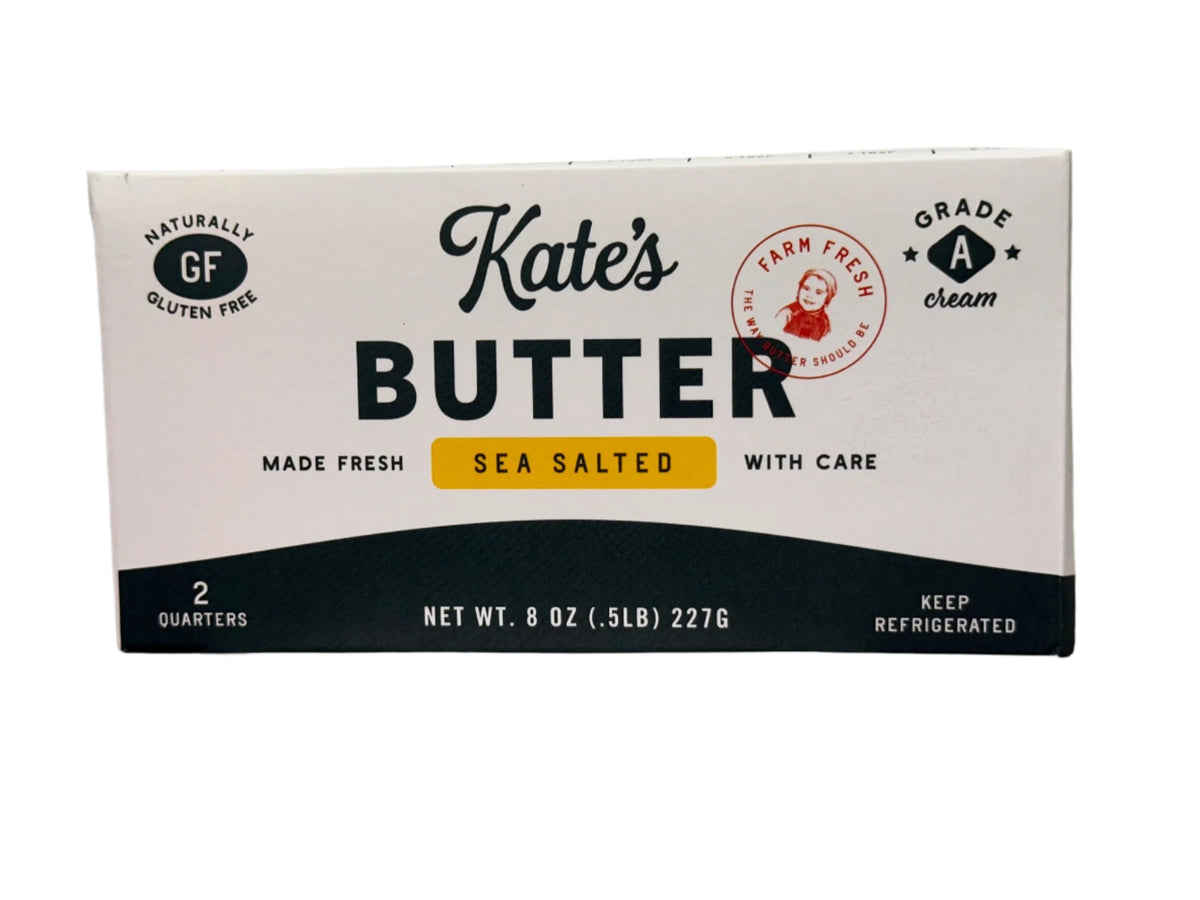 Kate's Butter Sea salted. 8 oz. | Paisanos Butcher Shop
