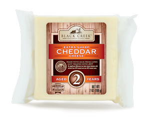 Extra Sharp Cheddar Cheese, Aged 2 Years, Black Creek. 7 oz. | Paisanos ...