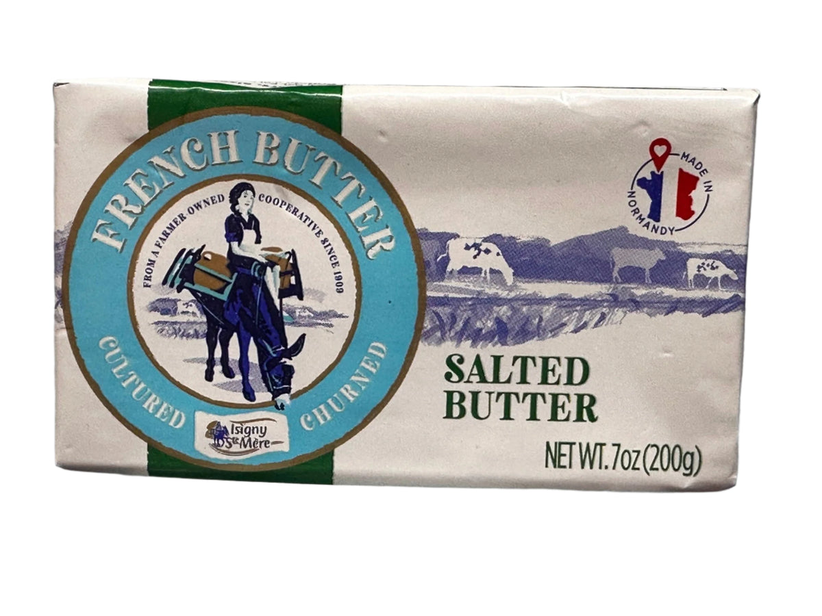 French Butter Salted, Isigny Ste. 8 oz. | Paisanos Butcher Shop