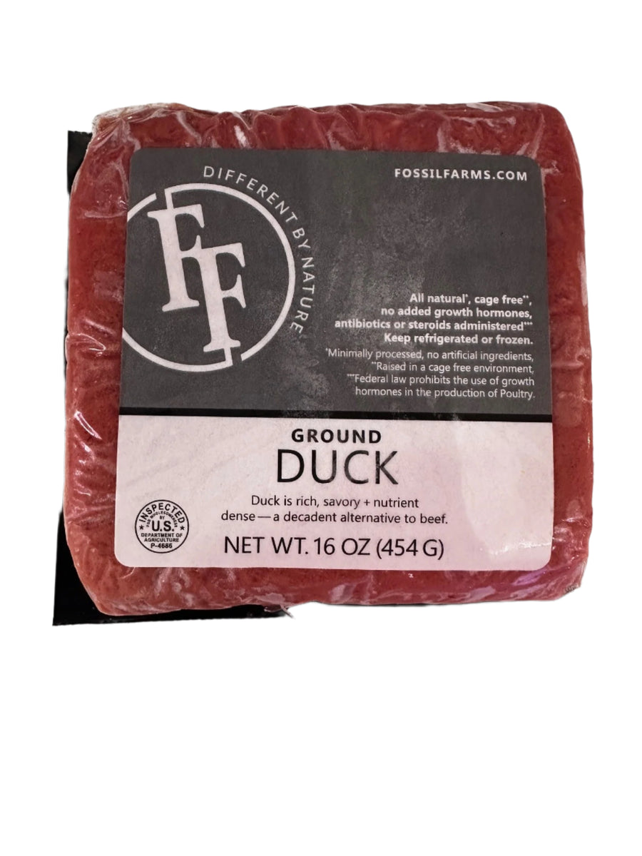 Fossil Farms Ground Duck 16 oz. | Paisanos Butcher Shop