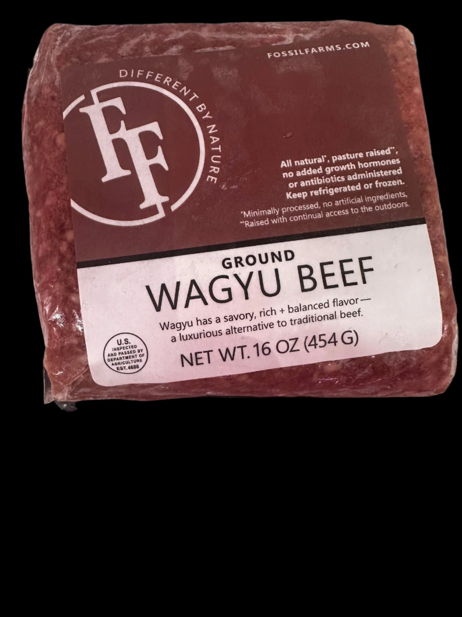 fossil farms Ground Wagyu 16 oz. (Frozen) | Paisanos Butcher Shop