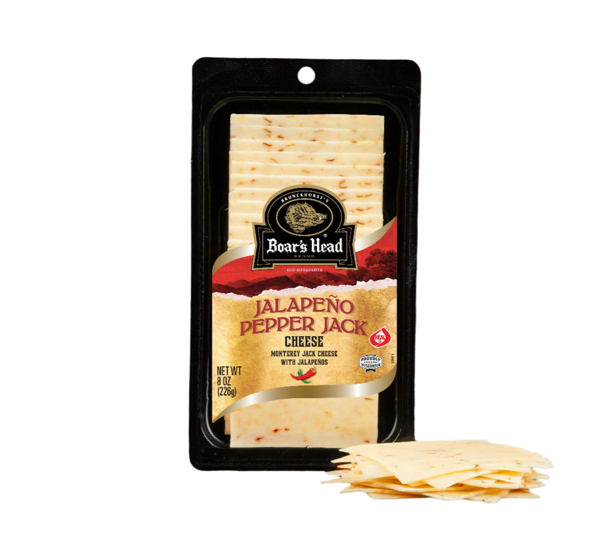 Boar's Head, Jalapeno Pepper Jack Cheese. 8 oz. | Paisanos Butcher Shop