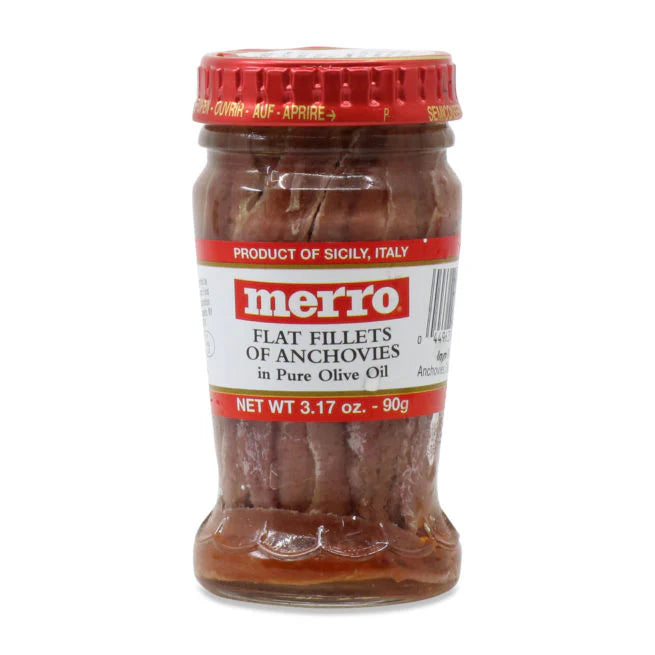 Merro Anchovies In Pure Oil 3.17oz | Paisanos Butcher Shop