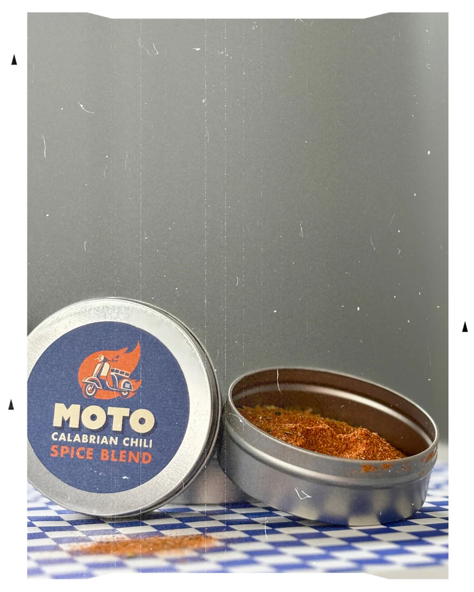 Moto Calabrian Chili Spice Blend. 1.6 Oz. | Paisanos Butcher Shop