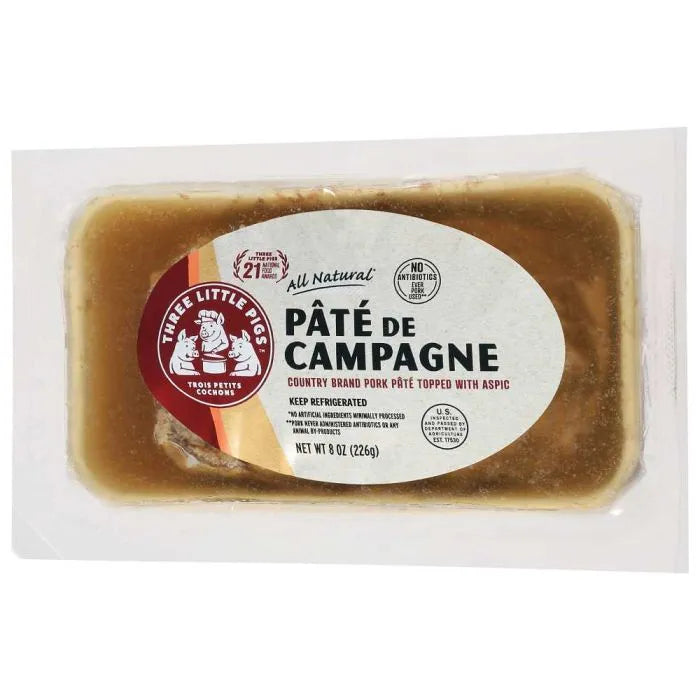 Pate De Campagne, Three Little Pigs. 8 oz | Paisanos Butcher Shop