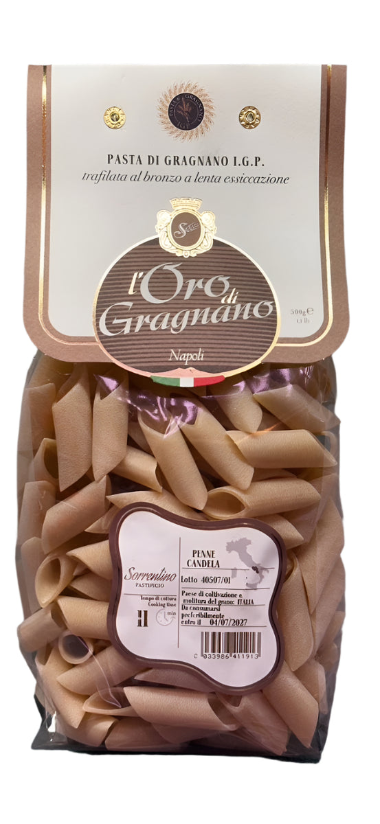 Oro Gragnano Penne Candela Pasta.500g | Paisanos Butcher Shop
