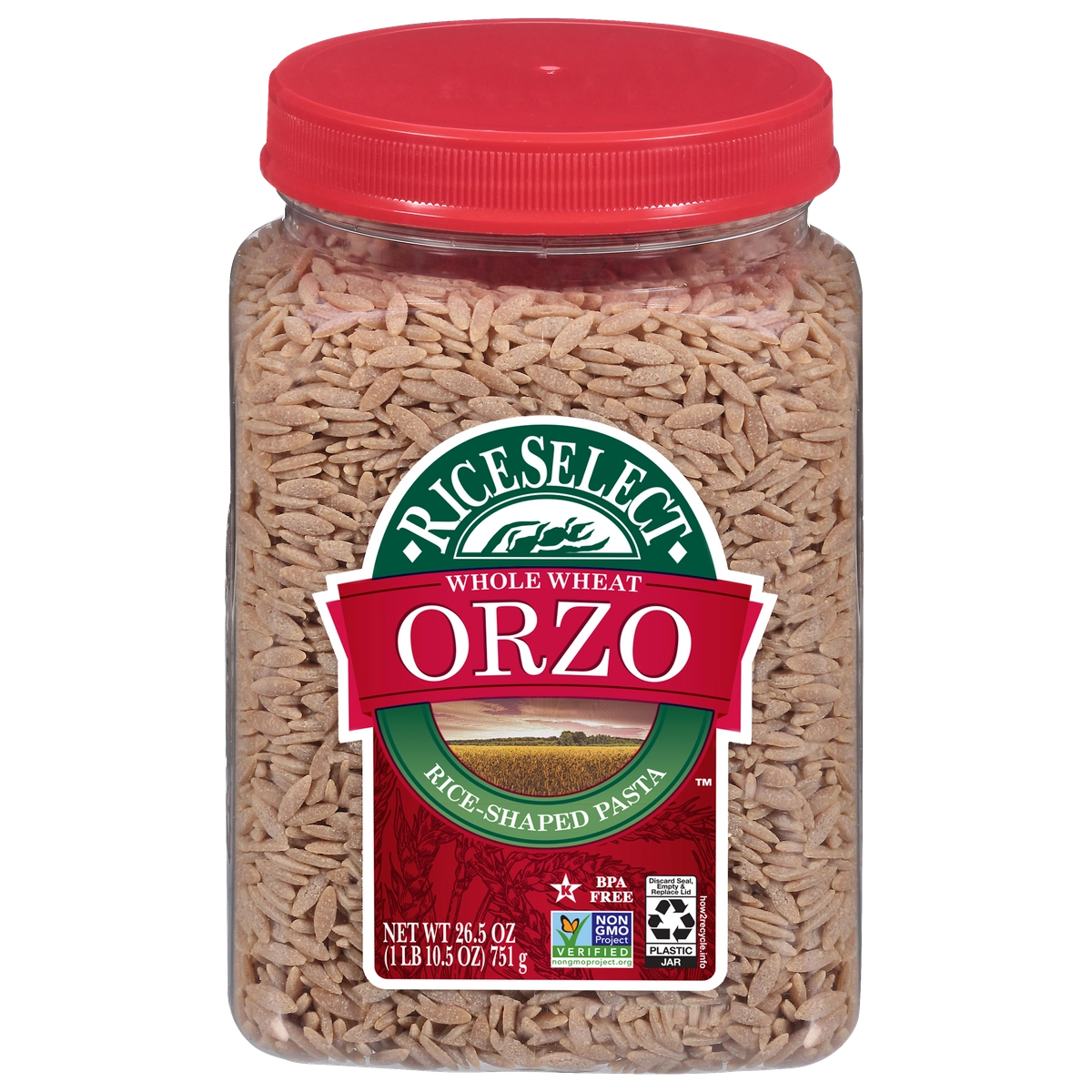 Riceselect Whole Wheat Orzo 26.5 oz. | Paisanos Butcher Shop