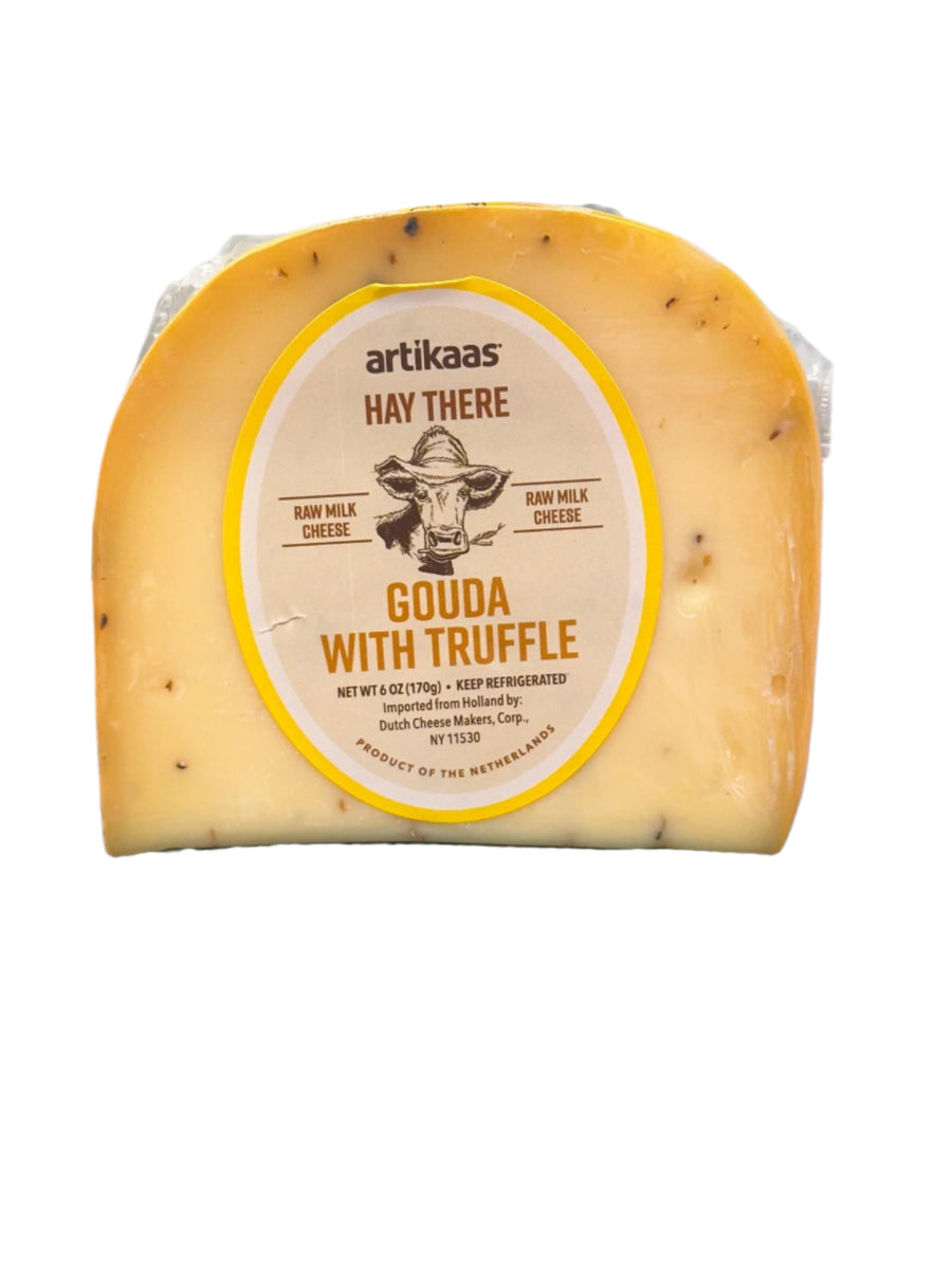 Gouda Cheese With Truffle, Artikaas. 6 oz. | Paisanos Butcher Shop