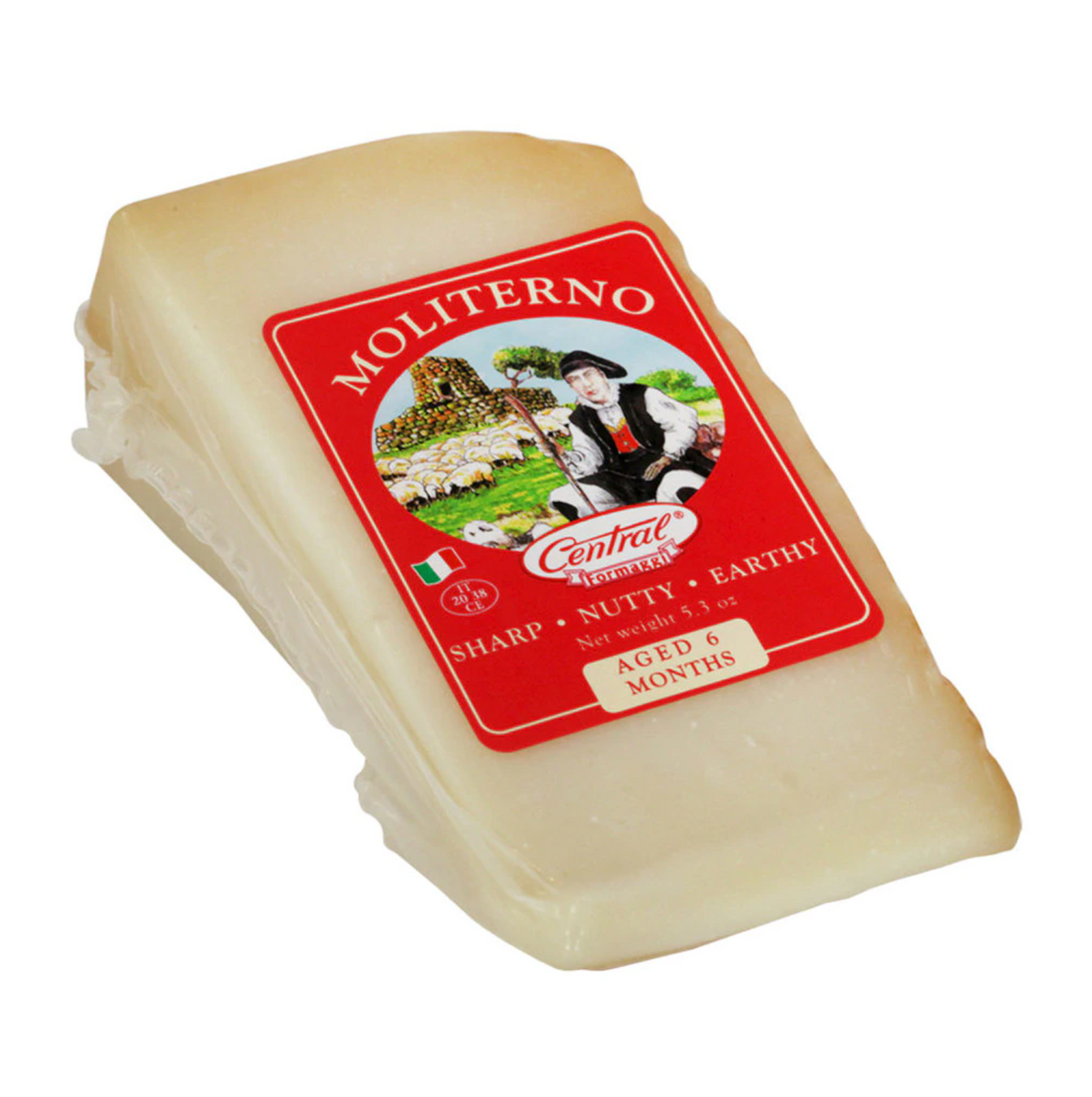 Central Cheese Moliterno Orig Wedge 5.3oz | Paisanos Butcher Shop