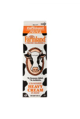 Farmland Fresh Heavy Cream 40% 1QT | Paisanos Butcher Shop